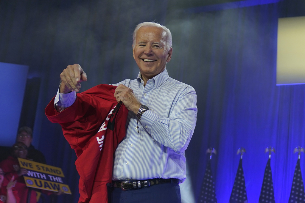 Biden says workers need ‘a fair shot’ as he celebrates the labor deal ...